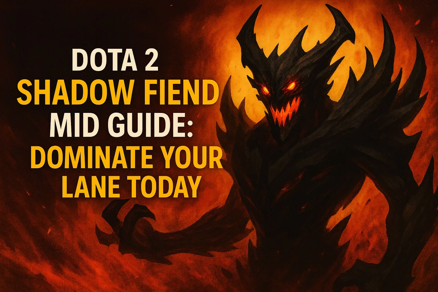 Dota 2 Shadow Fiend mid guide dominate your lane today ⇒ Dota2Gamers