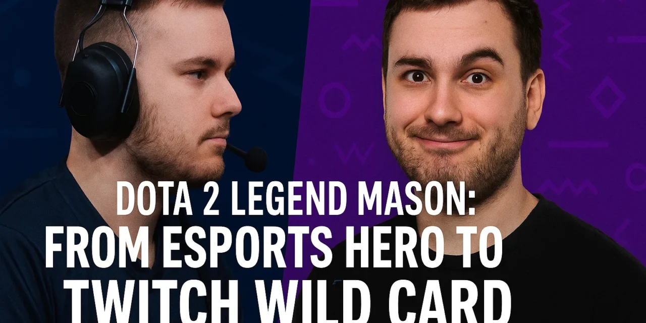 Dota 2 legend Mason: From esports hero to Twitch wild card ⇒ Dota2Gamers