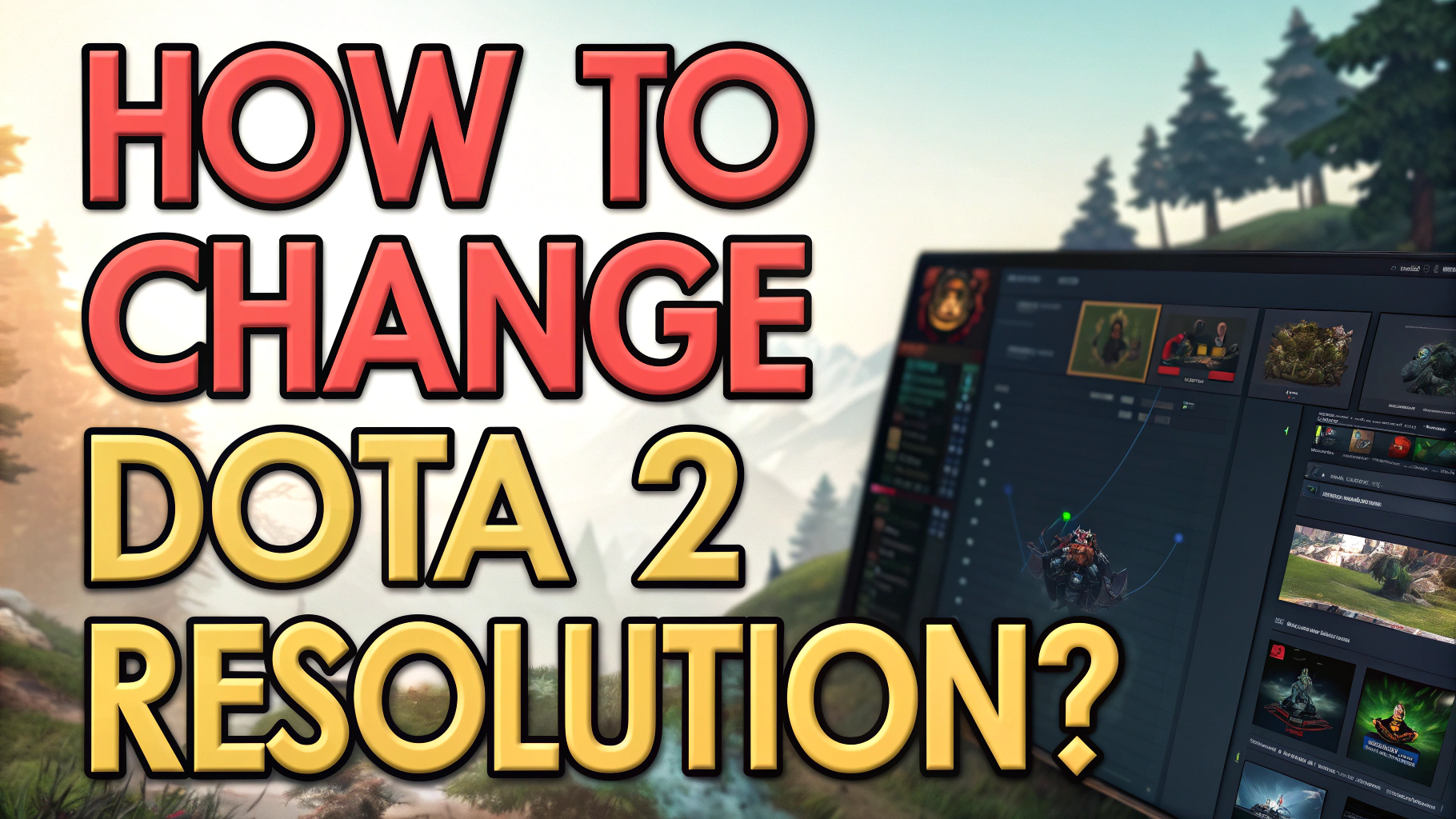 How to Change Dota 2 Resolution ⇒ Quick Guide & Best Settings